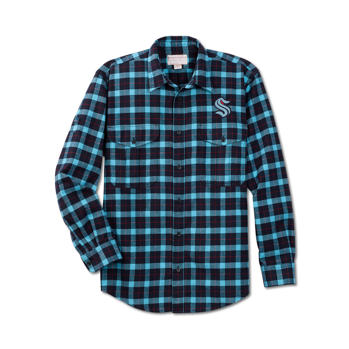 Seattle Kraken Filson Alaskan Guide Flannel – Seattle Hockey Team Store