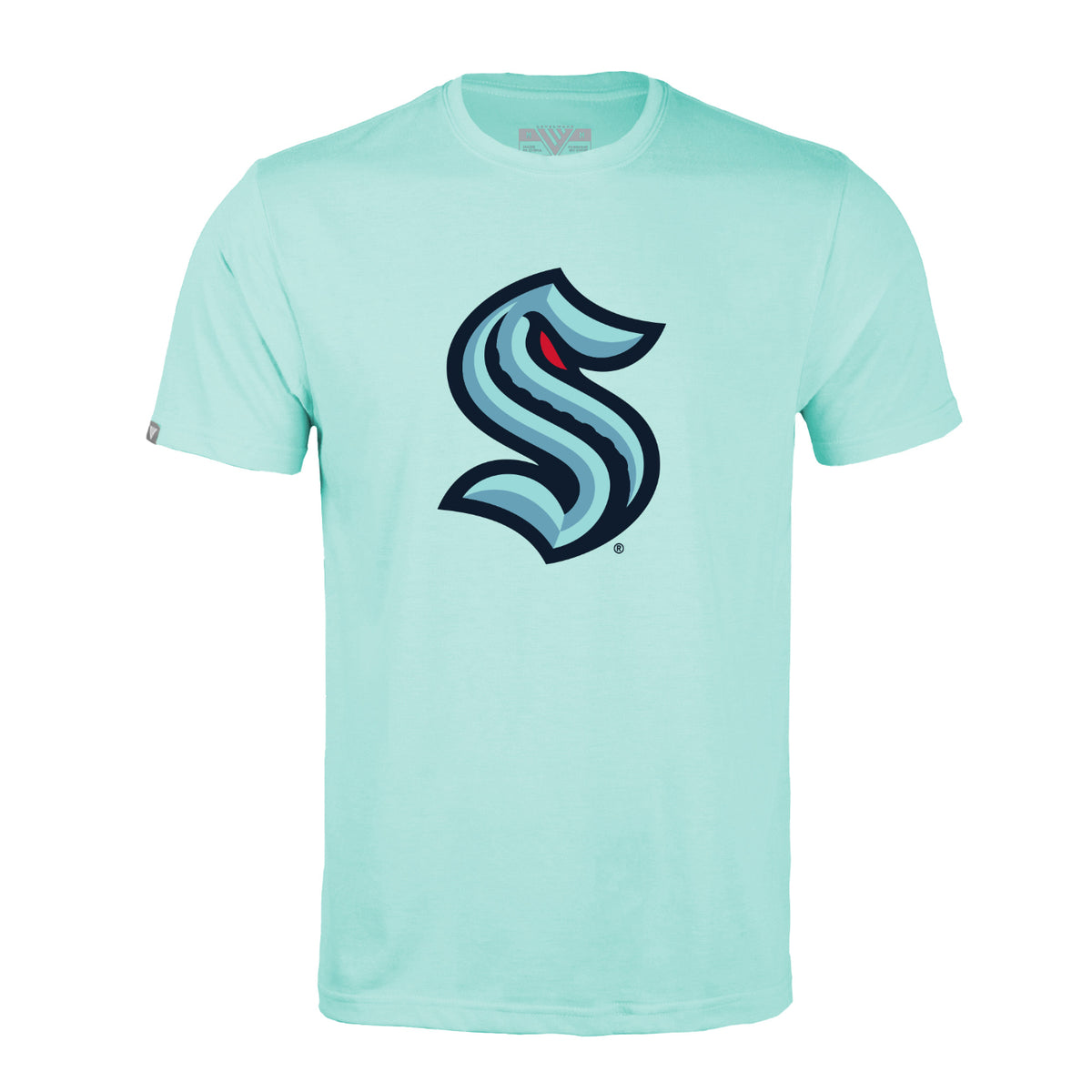 Seattle Kraken Ice Blue Richmond Primary Tee – Seattle Hockey Team Store