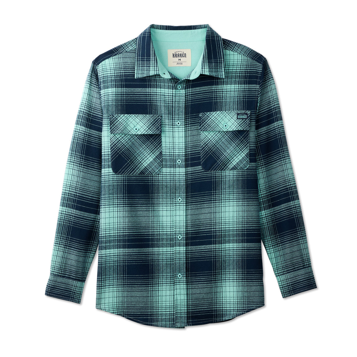Seattle Kraken Defend The Deep Flannel Shirt – Seattle Hockey Team Store