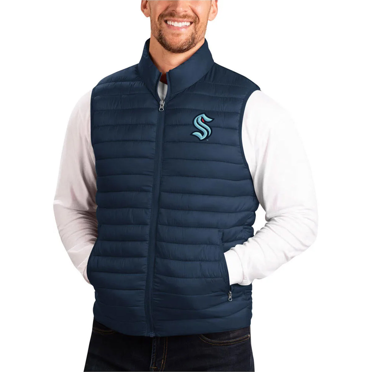 Seattle Kraken G3 Mens Puff Vest – Seattle Hockey Team Store