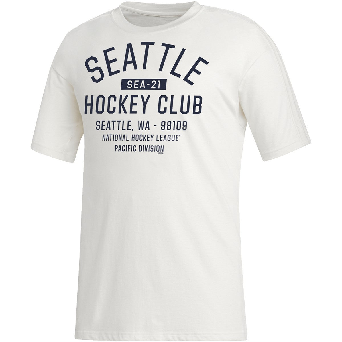 Seattle Kraken Hockey Club White Adidas Blend Tee – Seattle Hockey Team ...